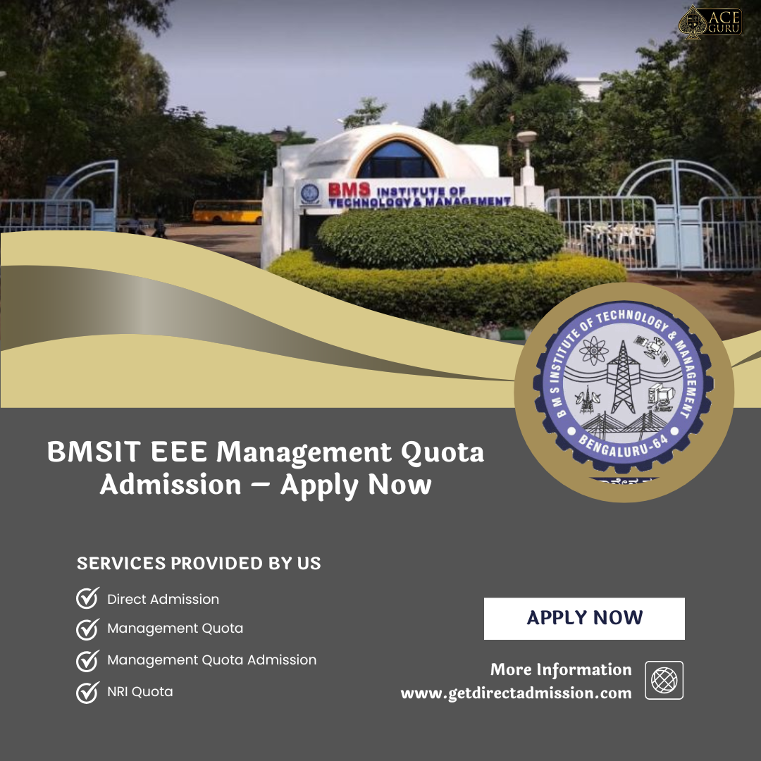 BMSIT EEE Management Quota Admission – Apply Now