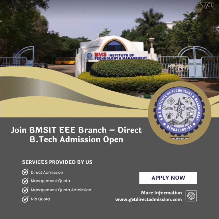 Join BMSIT EEE Branch – Direct B.Tech Admission Open