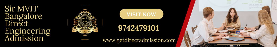 Sir MVIT Bangalore Direct Engineering Admission | Management Quota
