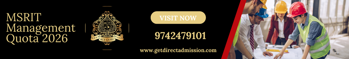 MSRIT Management Quota 2026 Fees COMEDK Cutoff & Direct Admission ...